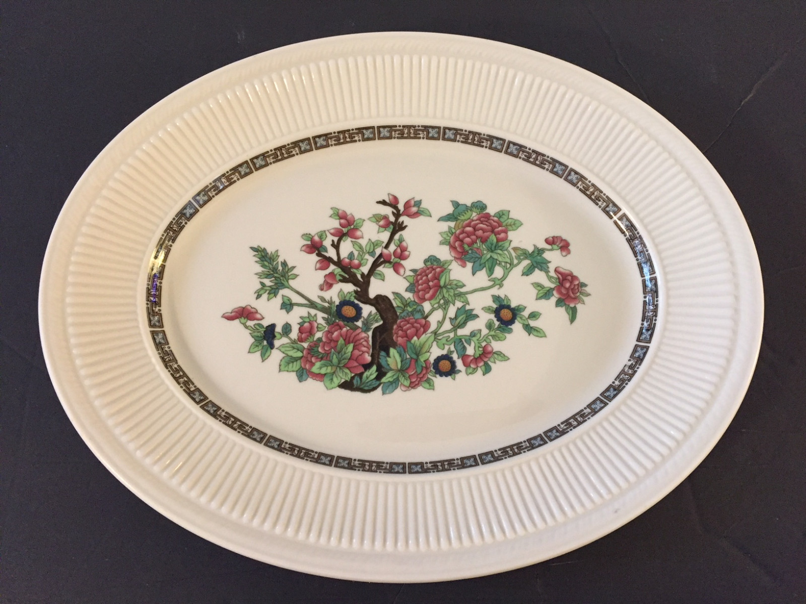 Shenango Pottery STAFFORDSHIRE Indian Tree Restaurant - 12" OVAL ...