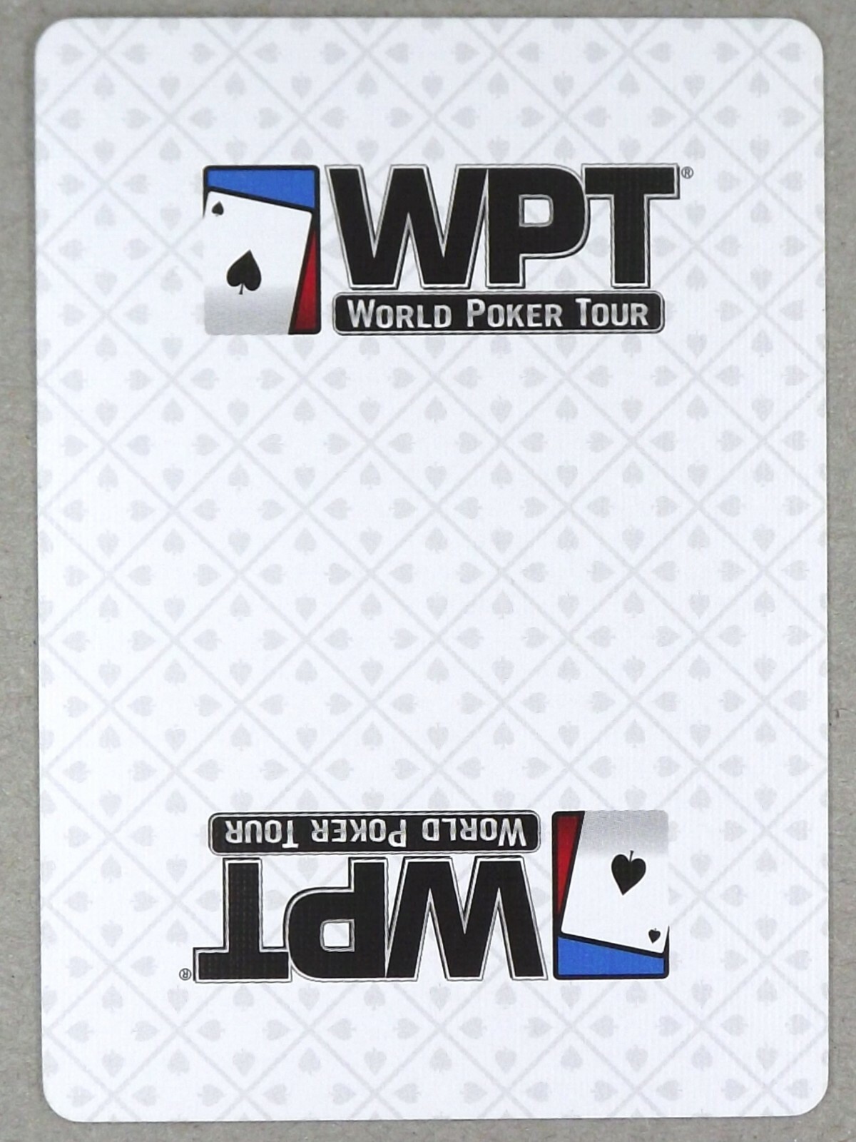 Playing card single card WPT World Poker Tour RC200 | eBay