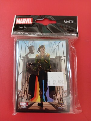 Marvel Loki Rainbow Bridge 65 Matte Deck Protector Sleeves SEALED Ultra ...