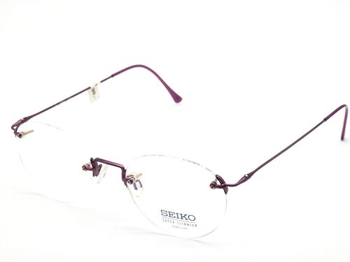 SEIKO T807 TITANIUM VINTAGE Brille Designer Eyeglasses Goggles 54/20 ...