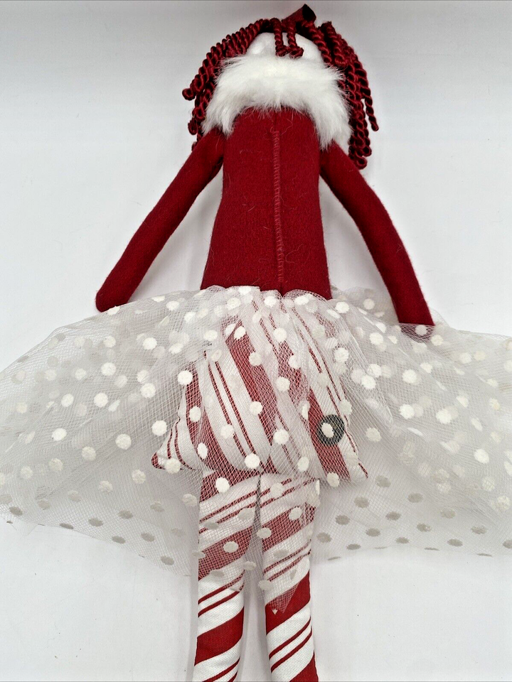 Woof & Poof 2015 OOAK Red Hair Girl w/Bow Collectible Doll Shelf Sitter ...