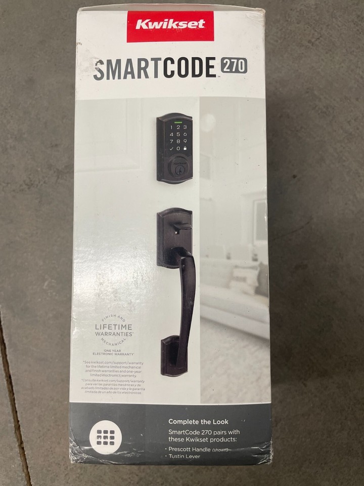 Kwikset SMARTCODE 270 Touchpad Electronic Lock - Venetian Bronze | eBay