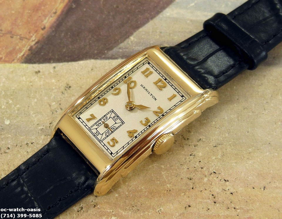 1940 Vintage HAMILTON WHITMAN, Stunning SILVER Dial, Serviced ...