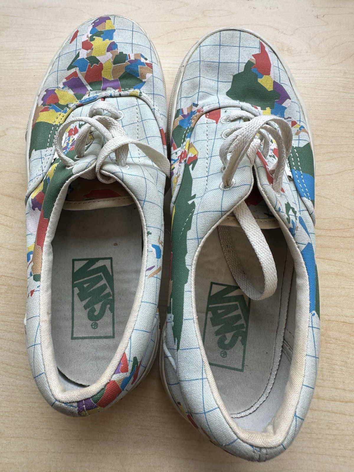 Vans Era Save Our Planet World Map Globe Earth Size U… - Gem