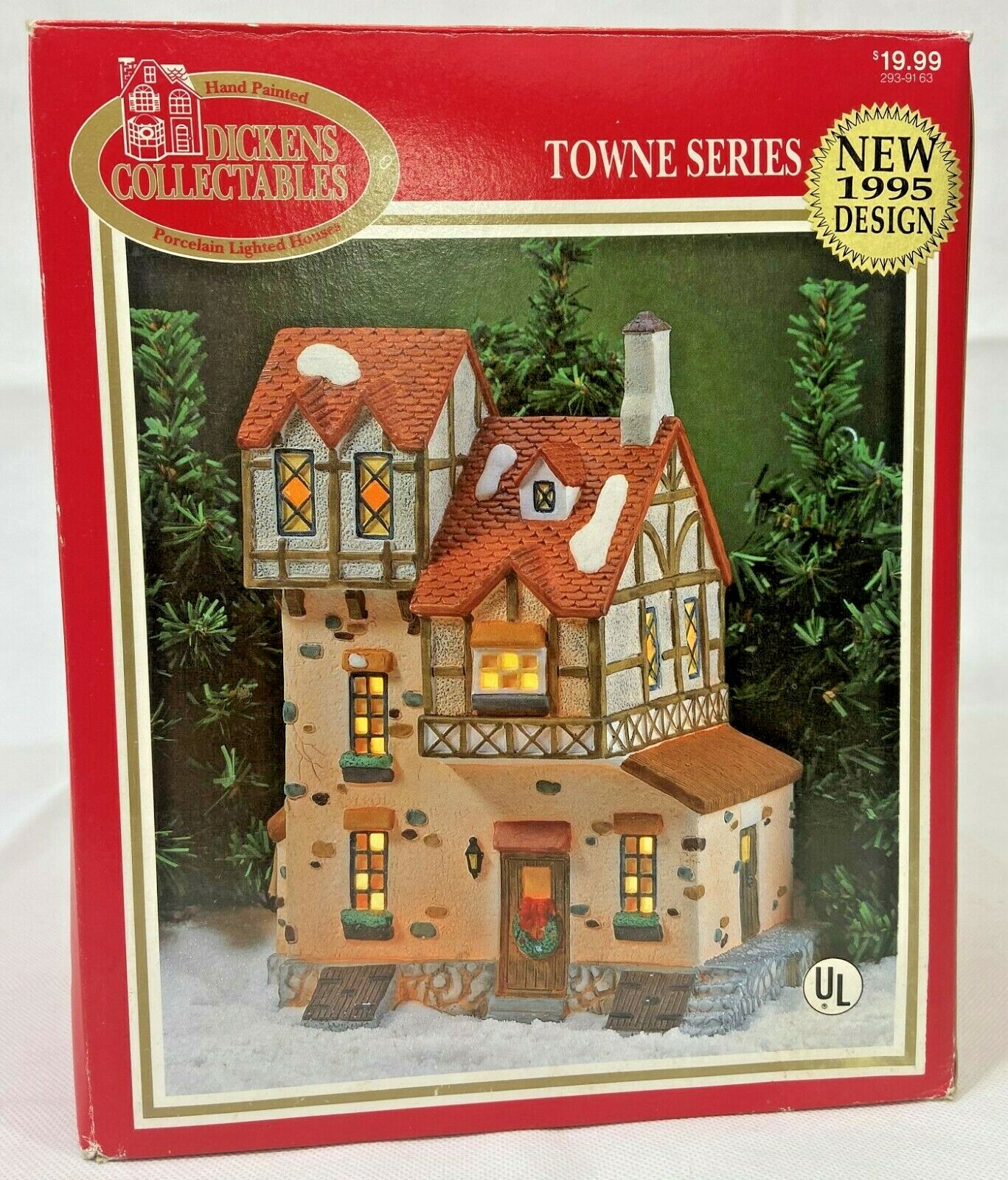 Vintage Dickens Collectables Towne Series 1995 Porcelain House in ...