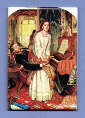 WILLIAM HOLEMAN HUNT *2X3 FRIDGE MAGNET* AWAKENING CONSCIENCE PAINTING ...