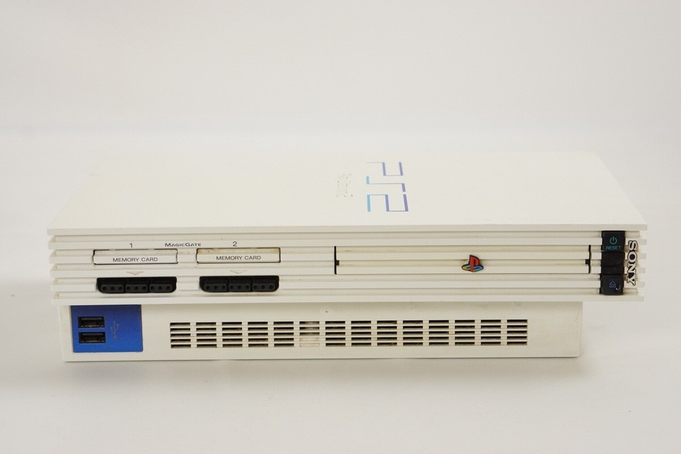 PS2 CERAMIC WHITE Console SCPH-50000 CW Tested System Playstation2 NTSC ...