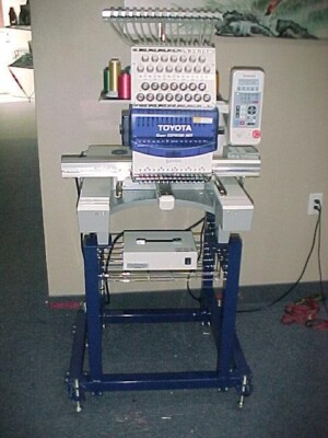 Toyota 9100 Expert embroidery machine with hat system | eBay