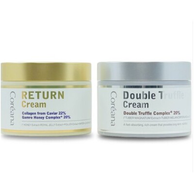 COREANA Coreana Return Cream 100ml + Double Truffle Cream 100ml | eBay