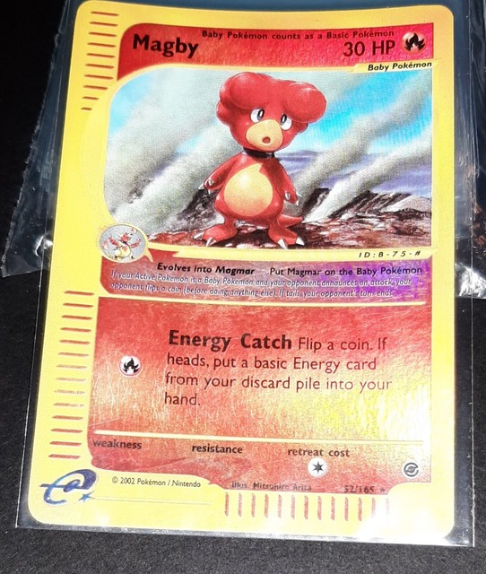Pokémon TCG Magby Expedition 52/165 Reverse Holo Rare for sale online ...