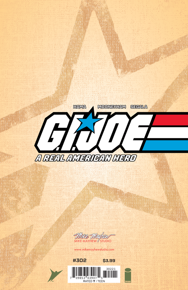 G.I. JOE: A REAL AMERICAN HERO #302 Mike Mayhew Studio Variant Cover A ...