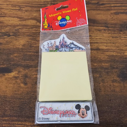 Vtg Disneyland Paris Fridge Magnet Souvenir Memo Pad Mickey 90s 1999 ...
