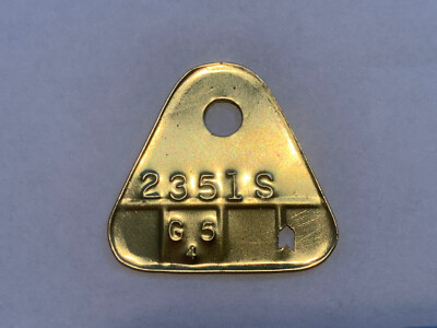 1955 CHEVROLET 265" 2351S CARTER WCFB BRASS CARBURETOR TAG-DATE OF YOUR ...