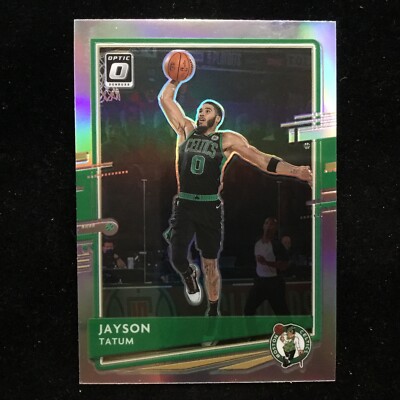 2020-21 Panini Donruss Optic Holo Prizm #77 Jayson Tatum Boston Celtics ...