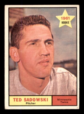 1961 Topps Baseball #254 Ted Sadowski VG *e3 | eBay