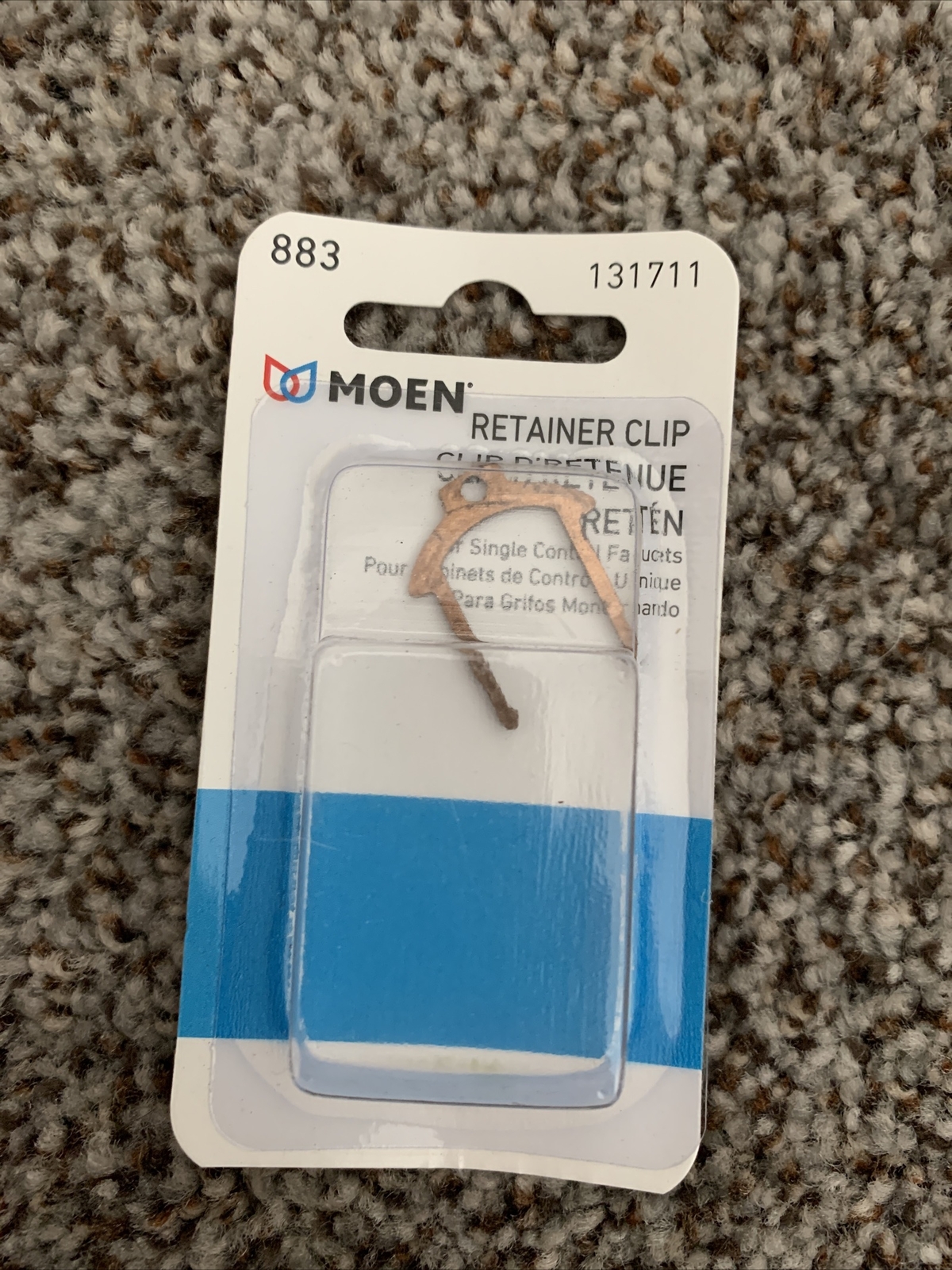 MOEN 883 Replacement Retainer Clip for Lavatory/Tub and Shower | eBay