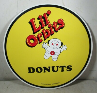 Lil' Orbits Donuts Minneapolis Minnesota Round Sign 23 3/4" | eBay