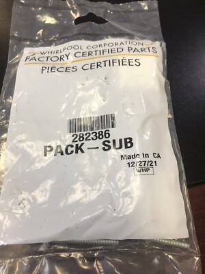 BRAND NEW Whirlpool Refrigerator Pack-Sub | 282386 | Factory Certified ...