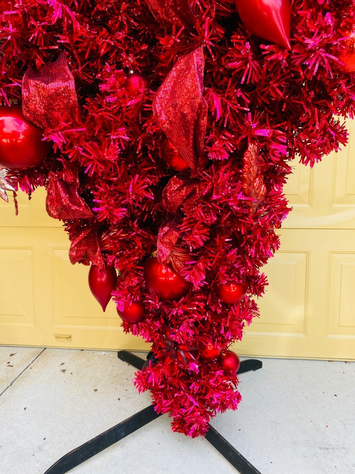 Disney EPCOT Christmas Prop Teardrop Swag Garland Red Large Hanging ...