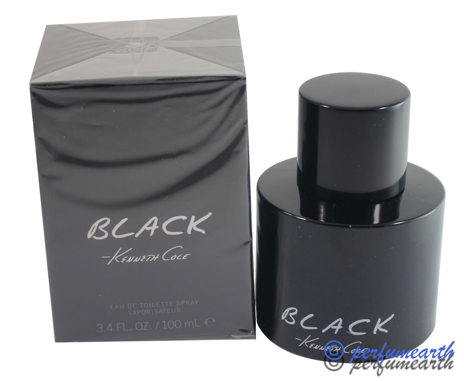 BLACK BY KENNETH COLE 3.4/3.3 OZ EDT SPRAY FOR MEN NEW IN BOX ...