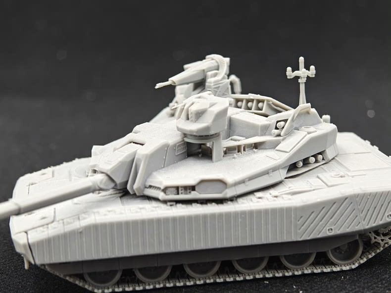 3D printing 1/72 French EVO Leclerc Evolution Main Battle tank model ...