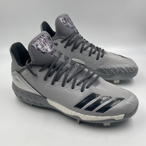 Adidas Icon 4 'Topps Hologram' Gray Metal Baseball Cleats DA9406, Men's ...