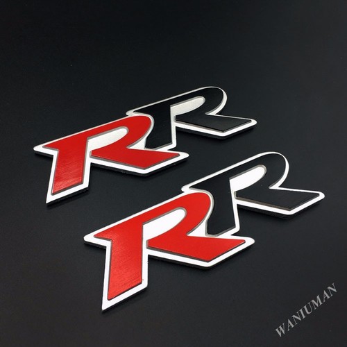 2pcs Metal RR Car Auto Trunk Lid Rear Emblem Badge Decal Sticker | eBay