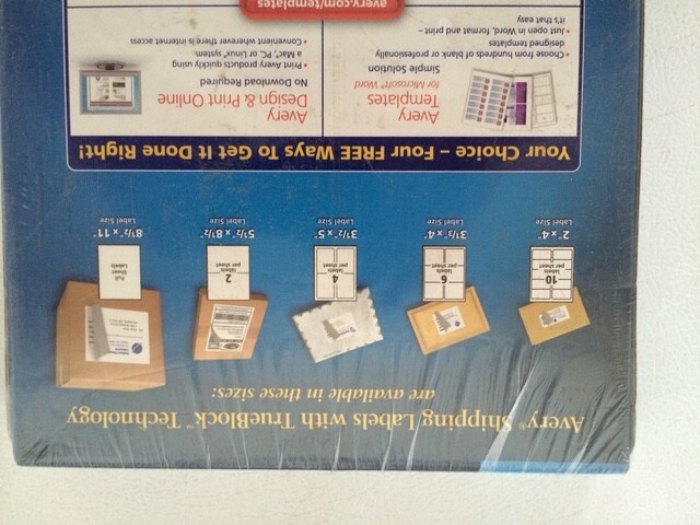 Avery 5163 Laser Labels, Mailing, Permanent, 1250 labels per box (2 ...