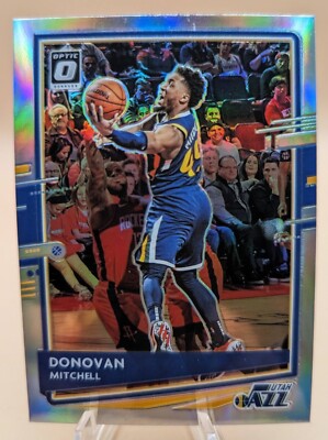 2020-21 Panini Donruss Optic Basketball Donovan Mitchell Silver Holo ...