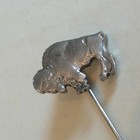 RARE SILVER BUFFALO STICK PIN CUT FROM 1930's U.S. NICKLE COIN | eBay