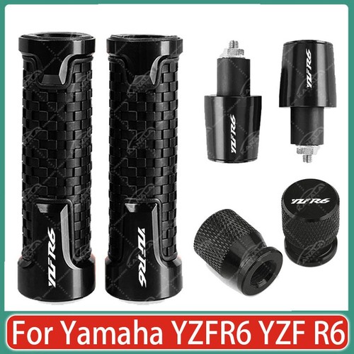 For Yamaha YZFR6 YZF R6 Motorcycle Handlebar Grip End Handle Bar Grips ...