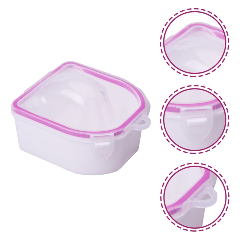 2 Pcs Double Layer Manicure Bowl Nail Soakinb Equipment Bowls Soaking ...