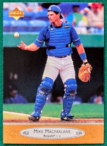 Mike Macfarlane - 1996 Upper Deck #347 - Kansas City Royals Baseball ...