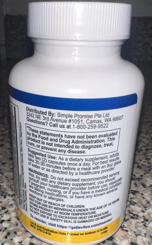 Simple Promise LEVITOX - Metabolism, Digestive & Liver Health (60 Caps ...