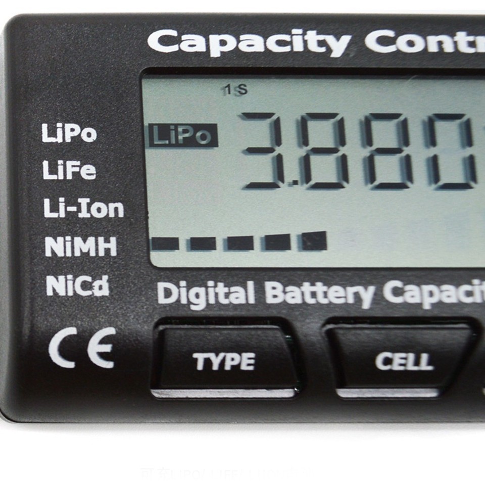 Voltage Tester for RC Batteries Measuring Capacity for Optimal ...