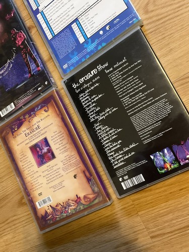 Erasure DVD Live Video Collection Lot Of 4 | eBay
