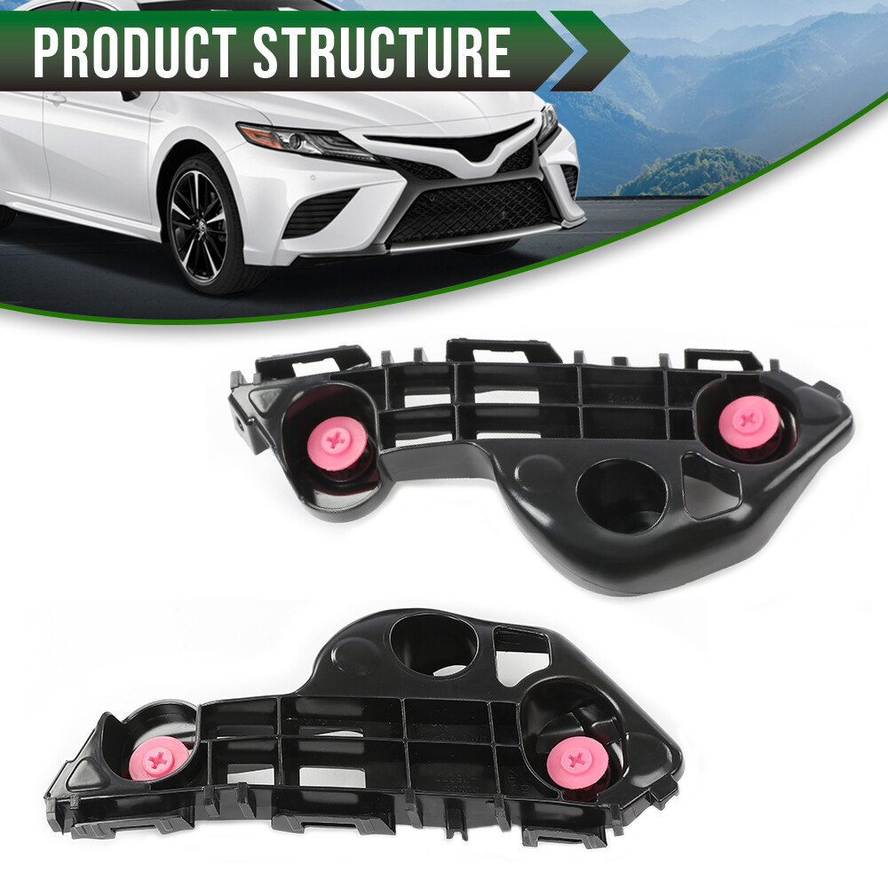Front Bumper Bracket Retainer Left+Right Side Fit For 2018-2021 Toyota ...