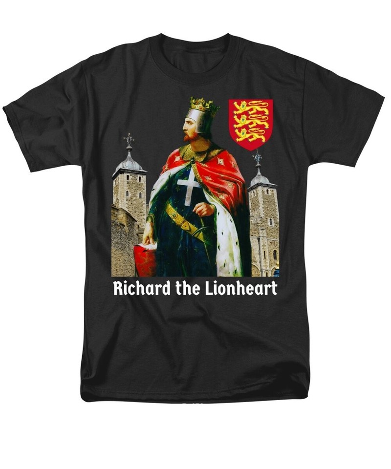 Richard the Lionheart King Richard I of England NEW FAN High-End T ...