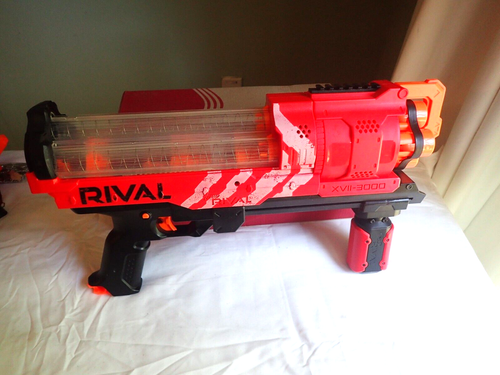 Nerf Gun Rival XVII-3000 Blaster Red Gun Balls | eBay Australia