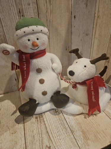 Hallmark Jingle Pals Snowman and Dog “Snow What Fun” NOT WORKING 2004 ...