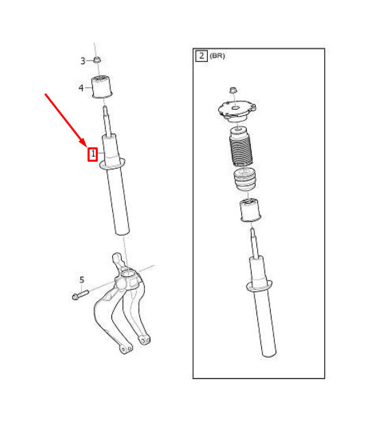 VOLVO XC90 MK2 Front Shock Absorber 31658004 NEW GENUINE | eBay