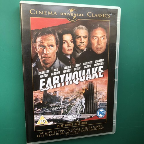 EARTHQUAKE Epic Disaster DVD Charlton Heston Genevieve Bujold Ava ...