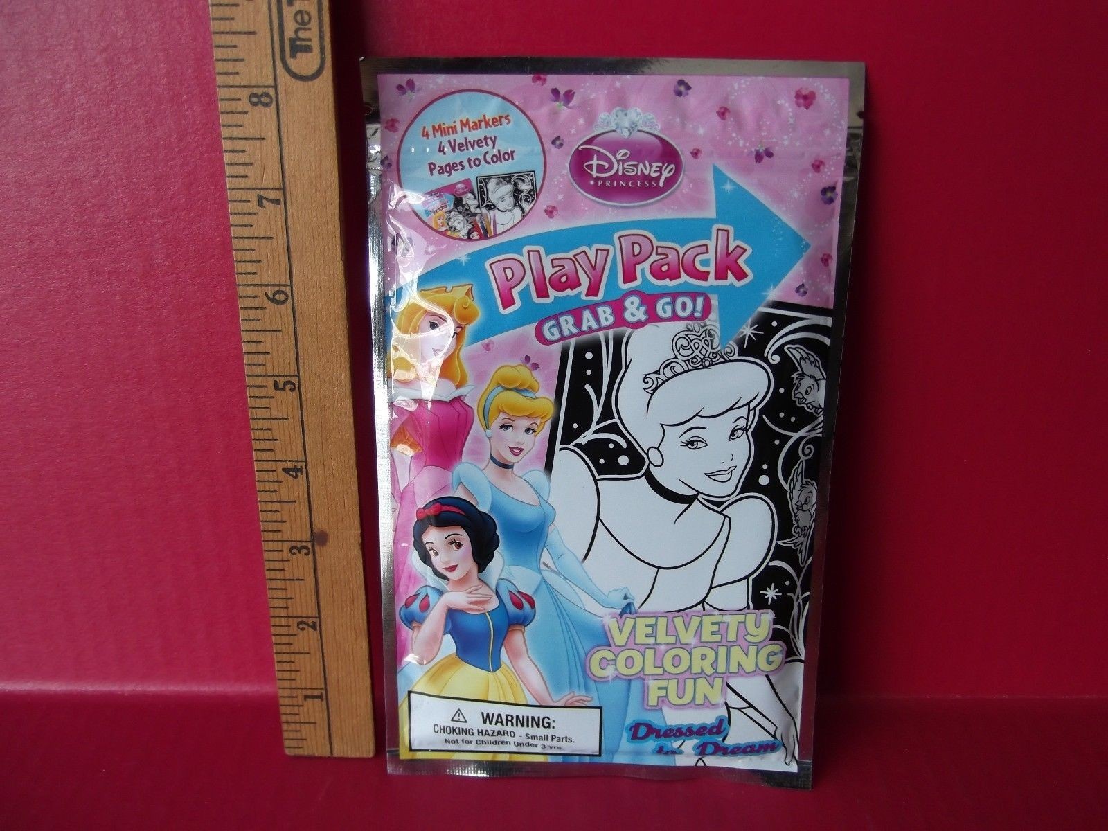 Disney Princess Play Pack Grab and Go! Velvety Coloring Fun Dressed To ...