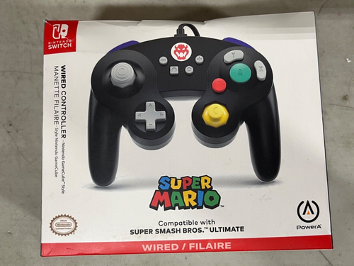 PowerA GameCube Style Wired Controller for Nintendo Switch - Bowser | eBay