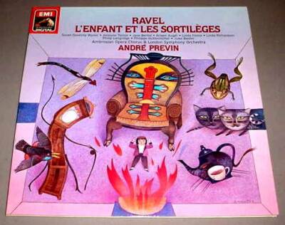 RAVEL L'ENFANT ET LES SORTILEGES IMPORT LP Andre Previn | eBay