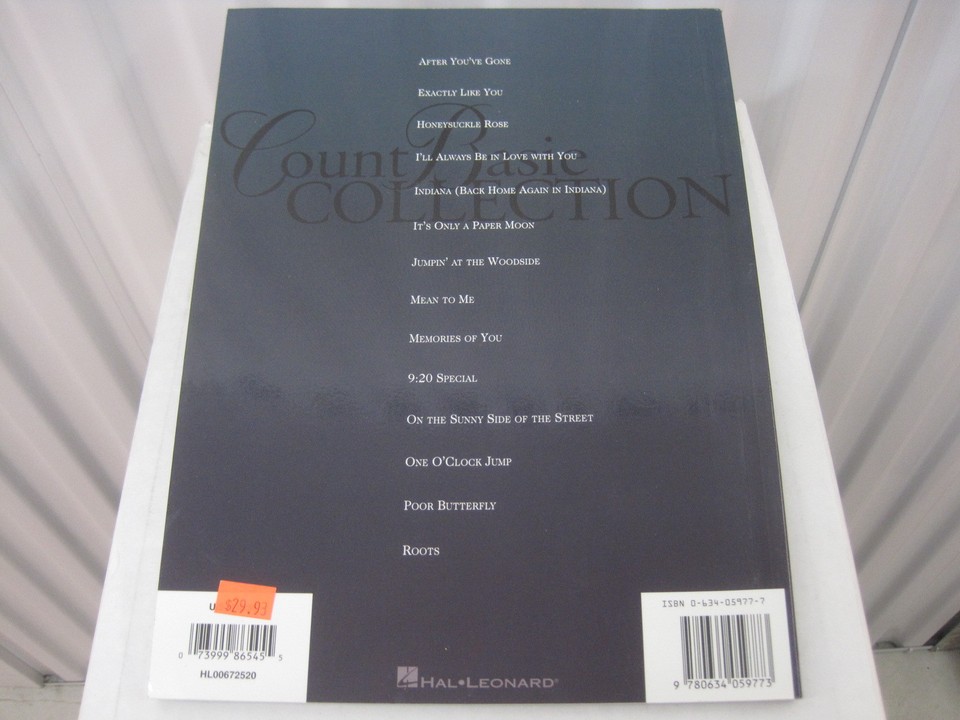 Count Basie Collection Artist Transcription Piano Sheet Music Song Book ...