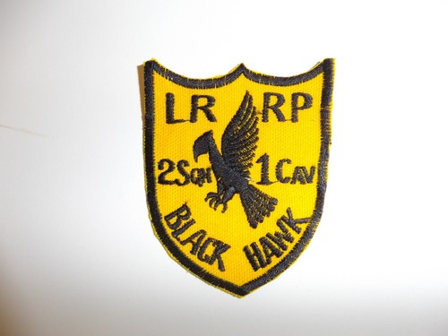 e0845 Vietnam US Army LRRP 2Sqn Squadron 1Cav Cavalry Regiment Black ...