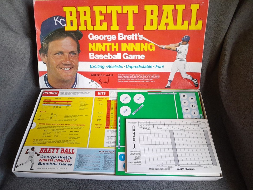 Vintage 1981 George Brett Ball 9th Inning Kansas City Royals Baseball ...
