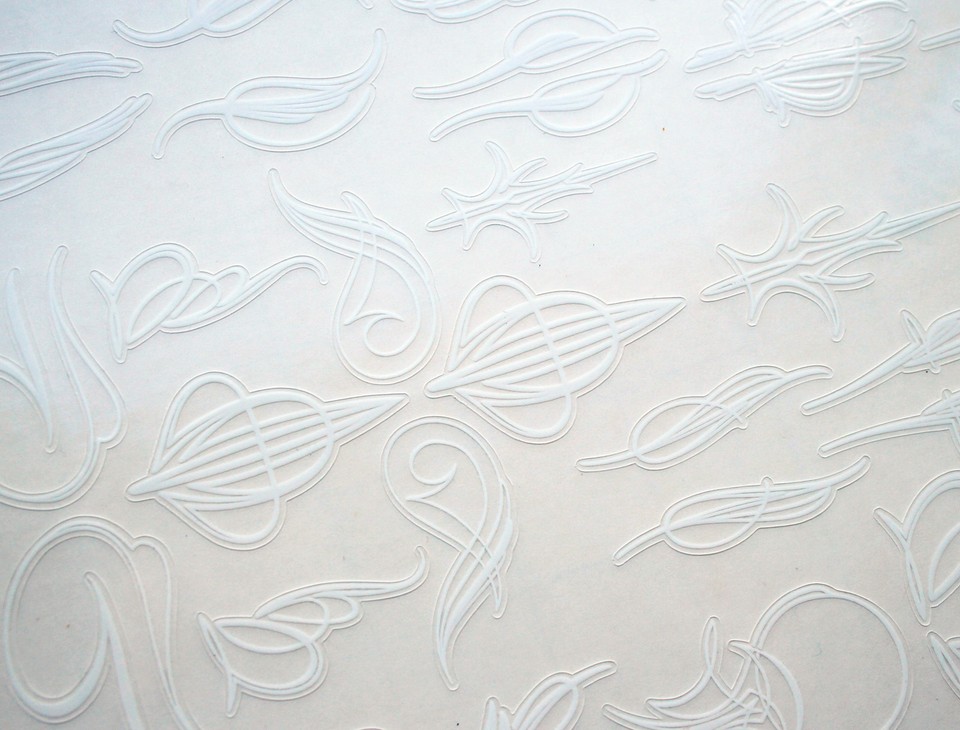 RC CUSTOM PINSTRIPES WHITE stickers decals RC 'Lowriders' Hoppers drift ...