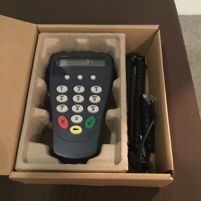 Hypercom P1300 Retail POS Debit Card Pin Pad Terminal Blue 10248-001 | eBay